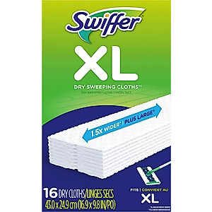 Swiffer Sweeper X-Large Dry Sweeping Cloth Refills Unscented 16 Count