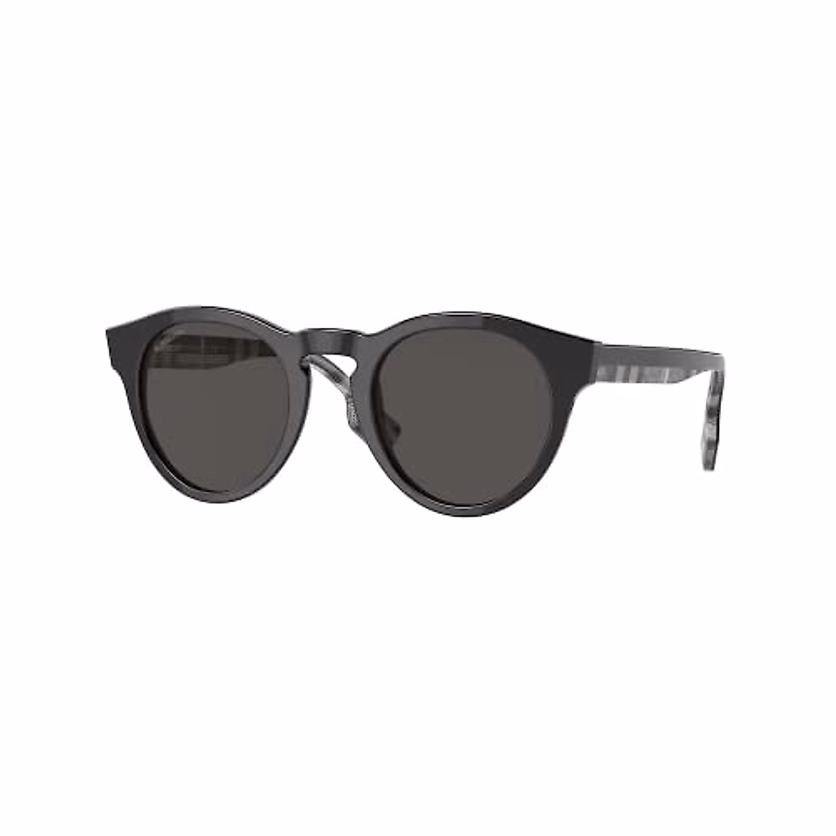 BURBERRY Reid BE4359 399687 49MM Black/Dark Grey Phantos Sunglasses for Men + BUNDLE With Designer iWear Complimentary Eyewear Kit