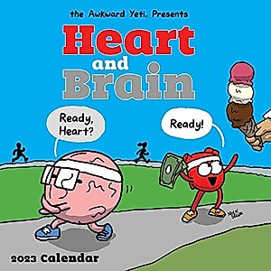 Heart and Brain 2023 Wall Calendar