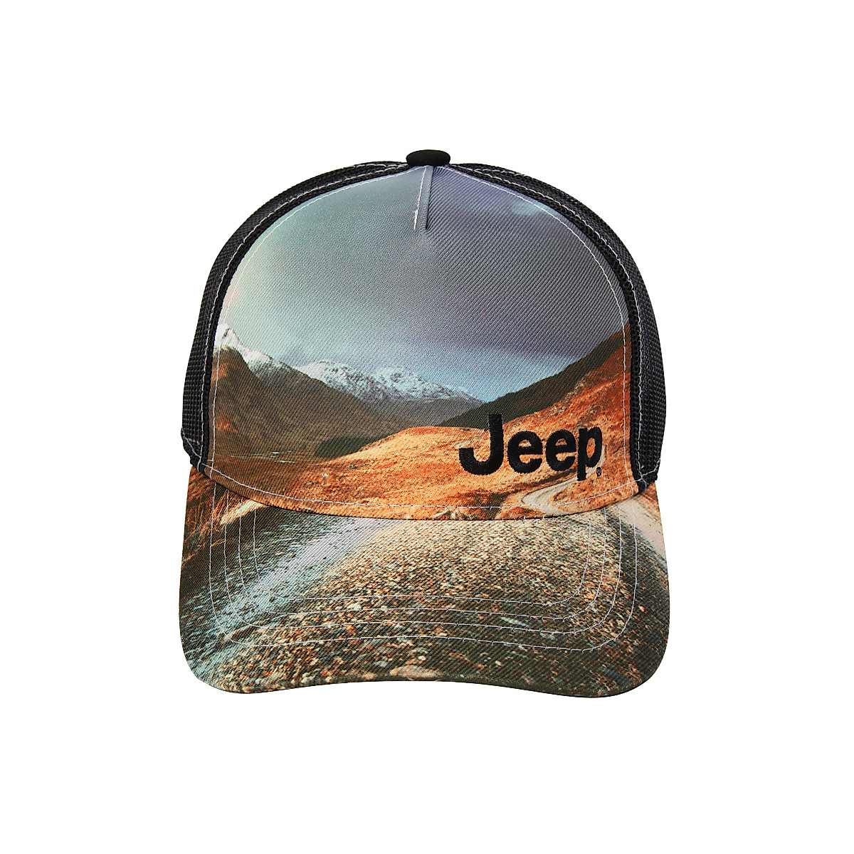 Jeep Premium Mojave Mountains View Hat Black