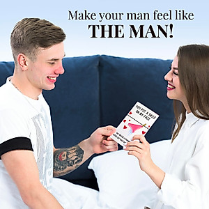 GIFTING GIGGLES Funny Romantic Joke Card for husband boyfriend or lover | Naughty Gift for him | Anniversary, Birthday, Valentine’s Day, Fathers Day, Appreciation | 30th 40th 50th 60th 70th 75th