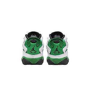 Nike Jordan Men's 6 Rings Basketball Shoes (White/Black/Lucky Green, us_Footwear_Size_System, Adult, Men, Numeric, Medium, Numeric_12)