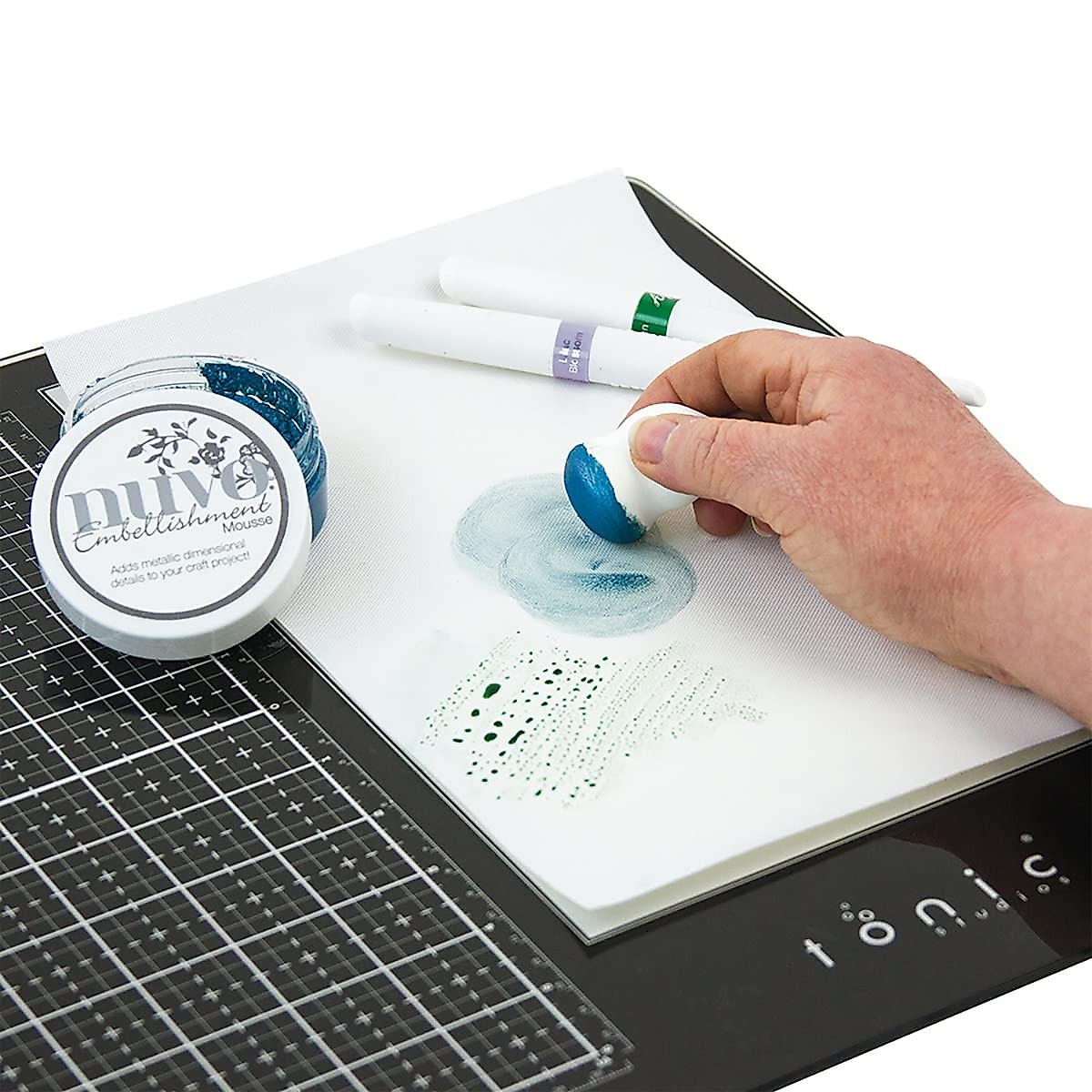 Tim Holtz Replacement Non-Stick Glass Media Mat, White