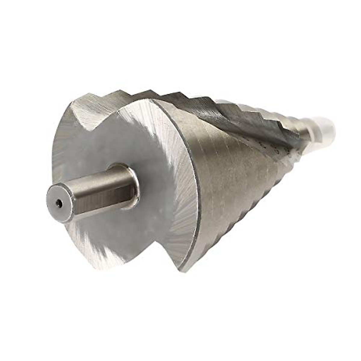 OCGIG Large Spiral Groove Step Drill HSS Cone Bit Hole Cutter Stepped Up Unibit 6-60mm 12 Steps for Aluminium Metal Wood PVC