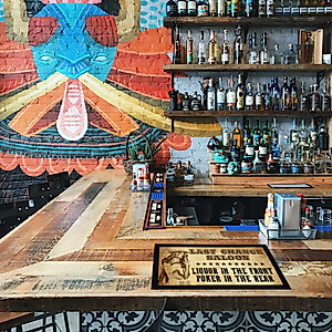 Rubber Bar Mat Bar Runner Saloon Spill Mat Gift Idea