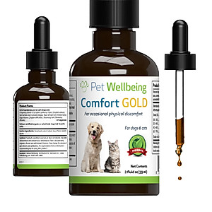 Pet Wellbeing Comfort Gold for Dogs - Natural Pain Relief for Canines - 2 oz (59ml)