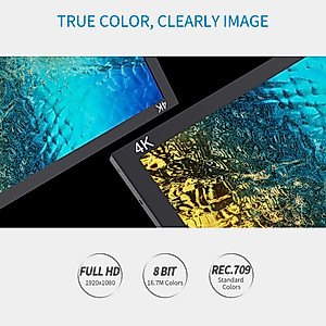 FEELWORLD P173-9HSD 17.3" Broadcast Director Production LCD Monitor with 3G SDI HDMI YPbPr Input Output Aluminum Design 1920×1080