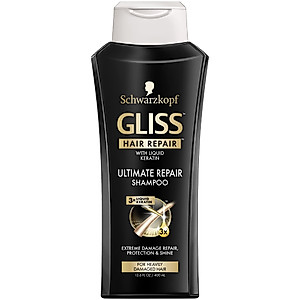 Gliss Shampoo Ultimate Repair 13.6 Ounce (400ml) (2 Pack)