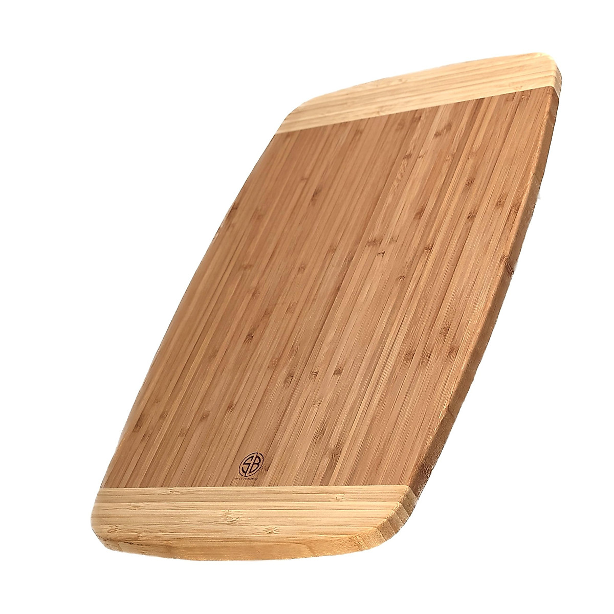 Simply Bamboo CBN118 18 X 12 Napa Multicolor Bamboo Wood Cutting Board for Kitchen | Chopping Board | Carving/Slicing Vegetables, Meat, Fruits | 100% Organic & Safe Wood - 8" x 12" x 0.75"