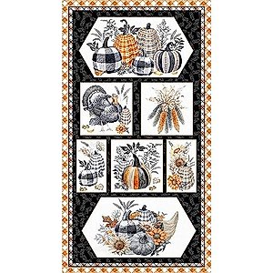 Blank Quilting Fabrics Harvest Classics Fall Pumpkins Panel