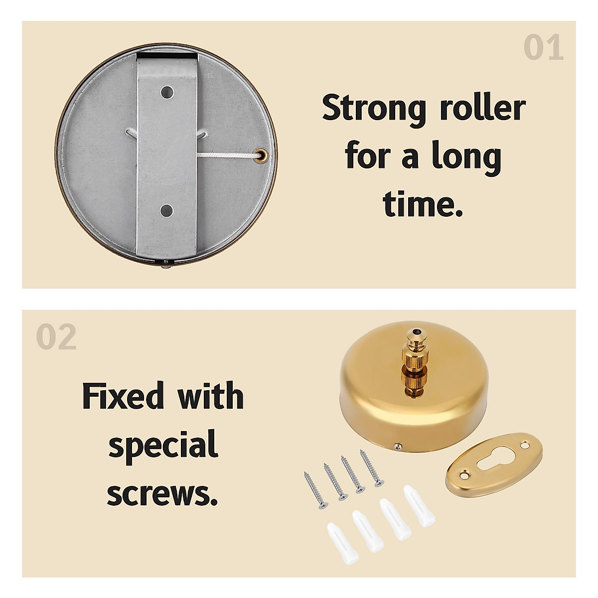 Retractable Clothesline, 304 Stainless Steel Heavy Duty Shower Clothesline Clothes Line Wall Mounted Retractable Laundry Line Laundry Accessories(Gold)