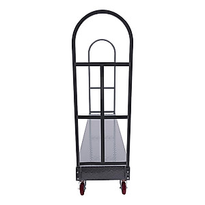 YIYIONCE U-Boat Cart 2000LBS Heavy-Duty Platform Truck Narrow Storage Cart Steel U-Boat Platform Truck Dolly with 6 Casters Industrial Hand Trucks for Warehouse | US Stock (51" L x 16" W x 65" H)