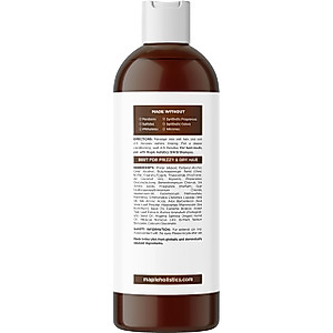Hair Conditioner for Damaged Dry Hair - Silk Protein Conditioner for Dry Hair Frizz Control & Shine - Hydrating Conditioner for Curly Hair with Argan Oil and Hair Moisturizer for Dry Hair Care