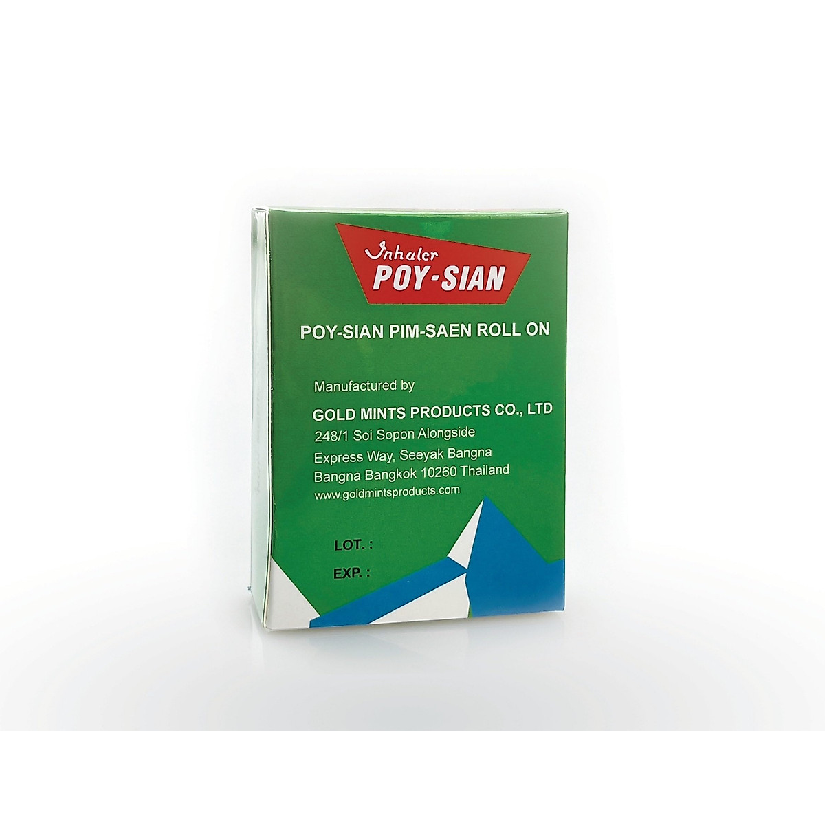 POY-SIAN Thai PIM-Saen Balm Oil 5ml Roll-On (Pack of 3)