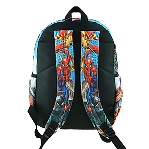 Spider-Man Deluxe Oversize Print Large 16" Backpack with Laptop Compartment - A17704