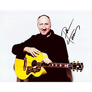 Kirkland Pete Townshend, The Who, 8 X 10 Photo Display Autograph on Glossy Photo Paper