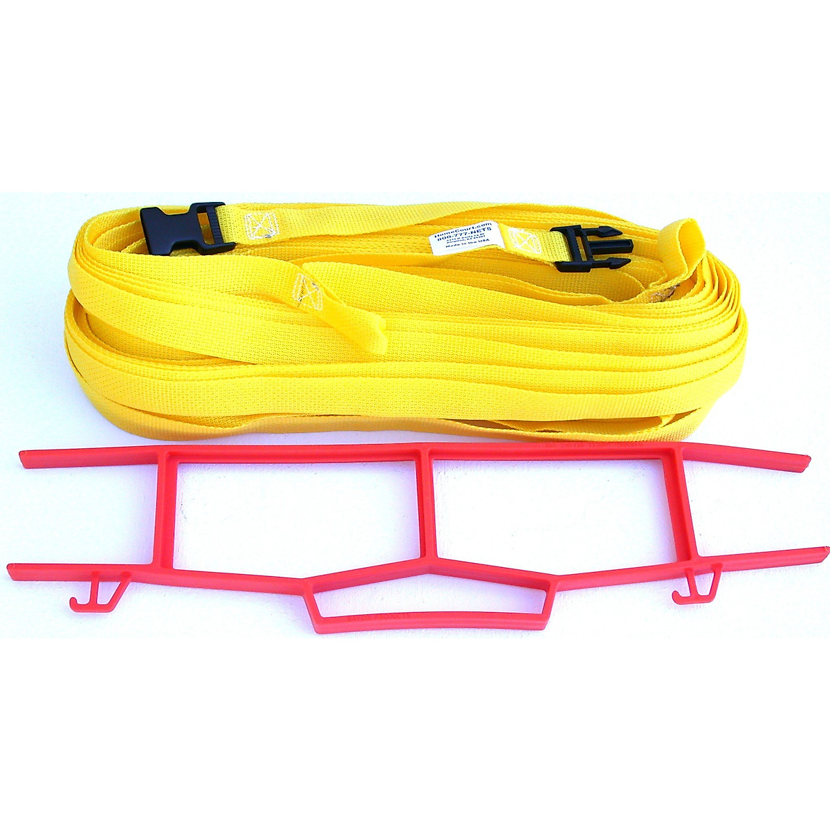 Home Court 1-inch Non-adjustable 30-ft Sand Setup Boundary - W25S (Yellow)