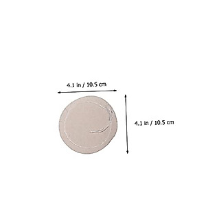 HOLIDYOYO 20pcs Coffee Pot Filter Cloth Espresso Machine Balance Siphon Coffee Maker Hanging Ear Coffee Bag Coffee Filter Syphon Coffee Maker Filter Thai Tea Strainer Cotton Beige