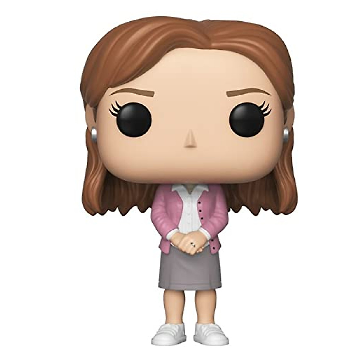 POP The Office - Pam Beesly Funko Pop! Vinyl Figure (Bundled with Compatible Pop Box Protector Case), Multicolored, 3.75 inches