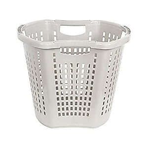 Homeplace - Heavy Duty Deluxe Garden Basket, Laundry Basket, 1 Bushel Basket, Made In USA (Tan)