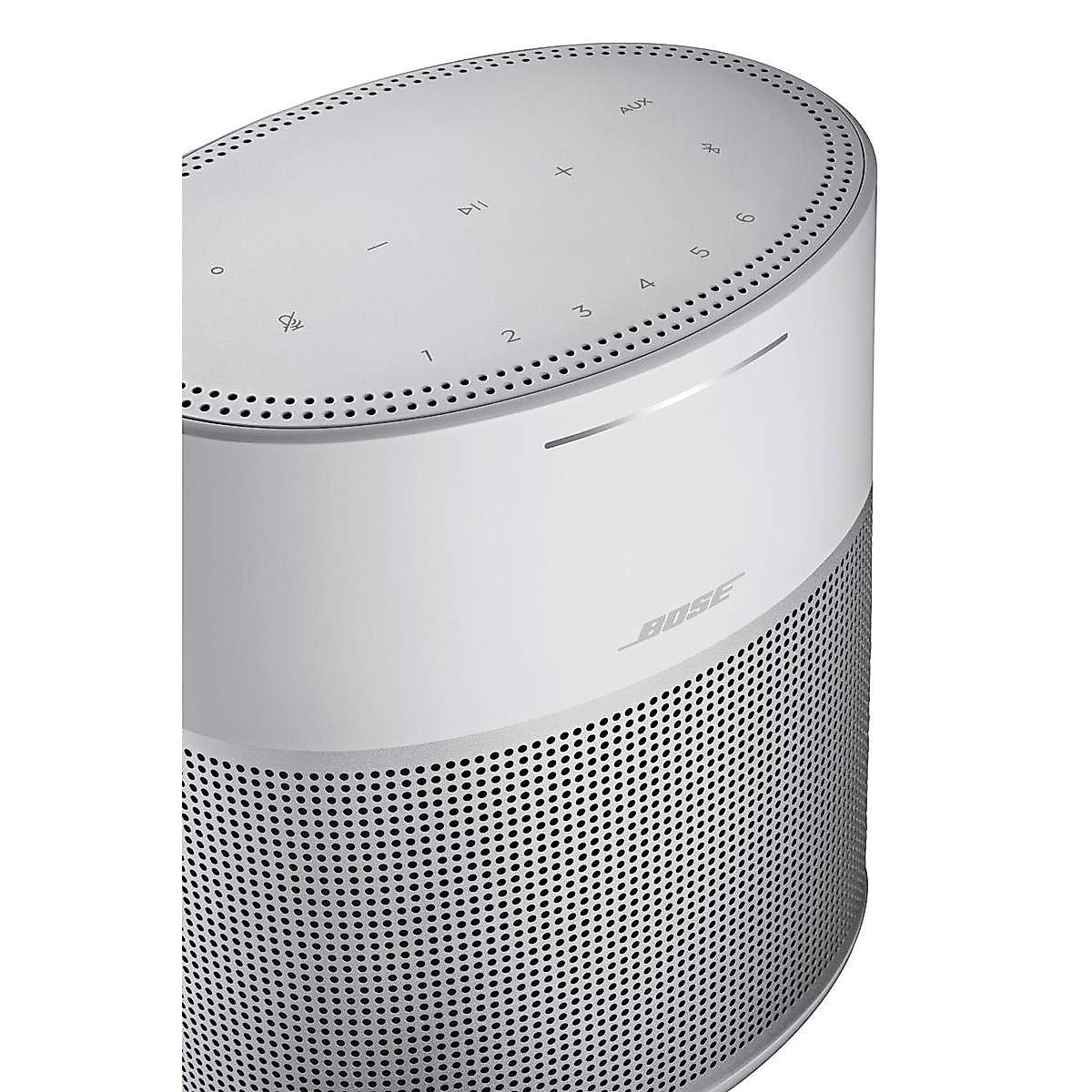 Bose Home Speaker 300: Bluetooth Smart Speaker with Amazon Alexa Built-in, Silver