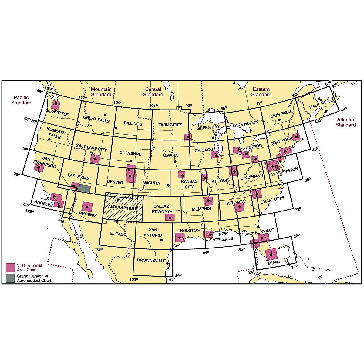 FAA Chart: VFR TAC LAS VEGAS TLV (Current Edition)