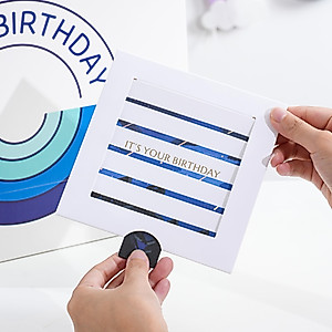 Amvivet 13” Birthday Gift Bag with Uniquely Designed Card and Tissue Paper Birthday Bag for Men Boys (It’s Your Birthday)