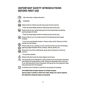 bonsaii 10-Sheet Paper Shredder, Credit Card Cross-Cut Shredders for Home Office Use, 5.5 Gallons Large Wastebasket with Transparent Window, Black (C209-D)