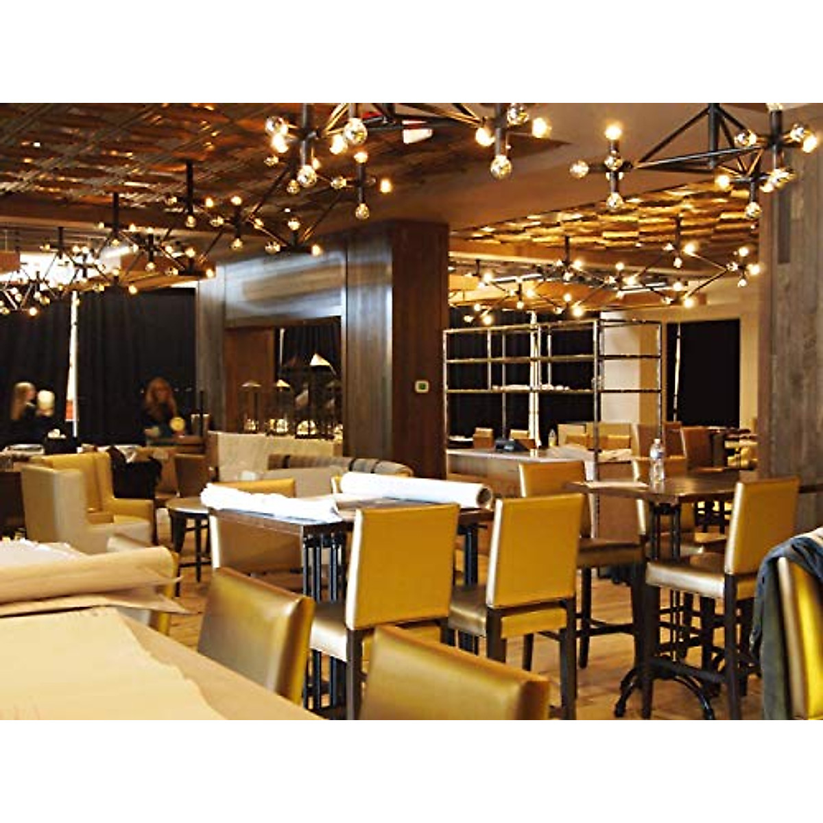 Schoolhouse-Faux Tin Ceiling Tile - Antique Brass 25-Pack