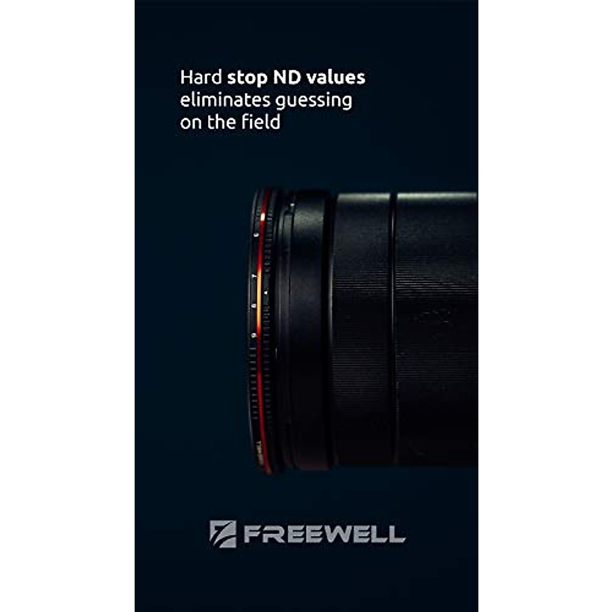 Freewell 82mm Threaded Hard Stop Variable ND Filter Standard Day 2 to 5 Stop