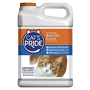 Cat's Pride Lightweight Clumping Cat Litter 10 Pounds, Baking Soda