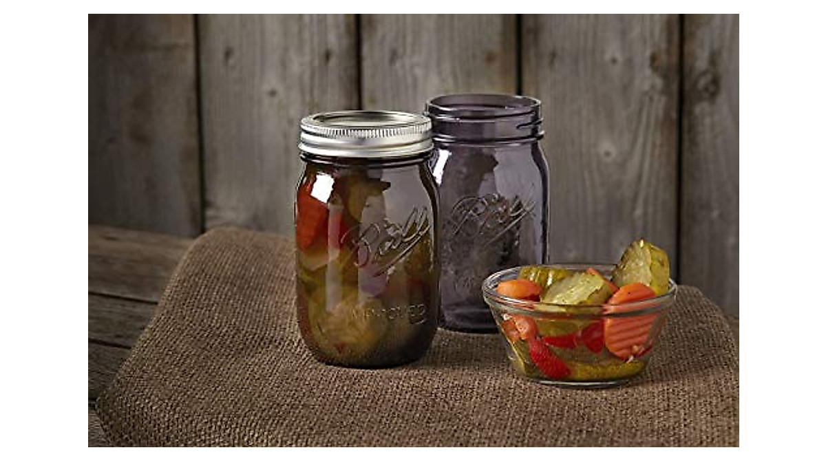 Ball Jar with Lid & Band - Choose Your Purple Size