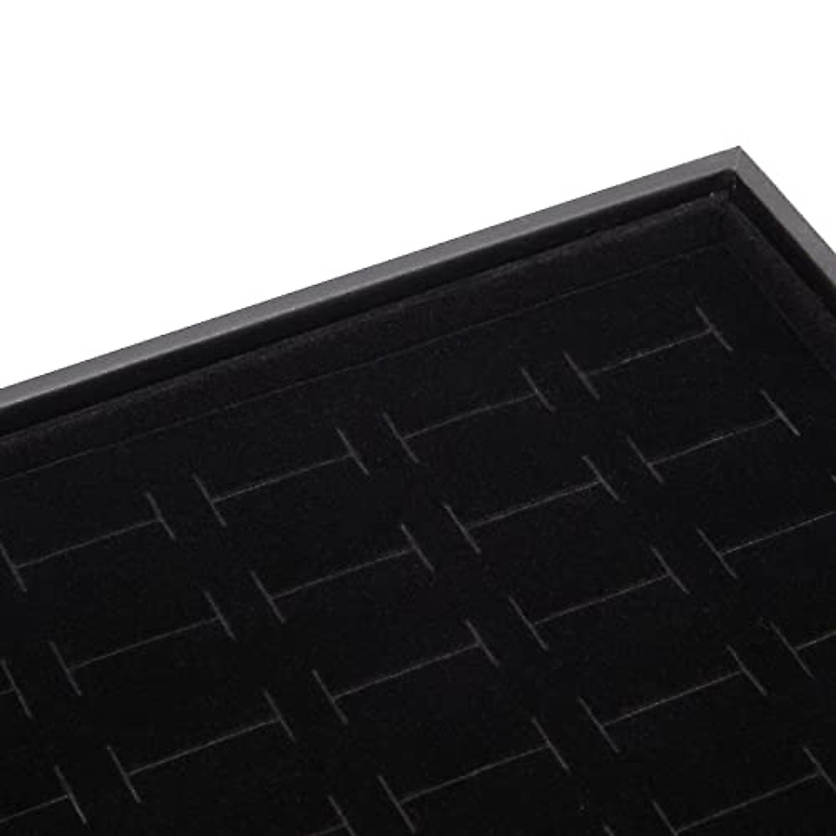 2 Pack Ring Display Tray Velvet, 100 Slot Foam Jewelry Organizer for Storage (13.8x9.5 x1.3 in)