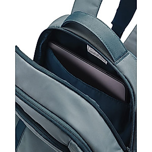 Under Armour Women's Hustle Signature Backpack, (414) Static Blue / / Metallic Harbor Blue, One Size Fits Most