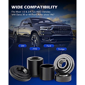 Orion Motor Tech Heavy Duty Ball Joint Press & U Joint Removal Tool Kit with 4wd Adapters, for Most 2WD and 4WD Cars and Light Trucks (BK)