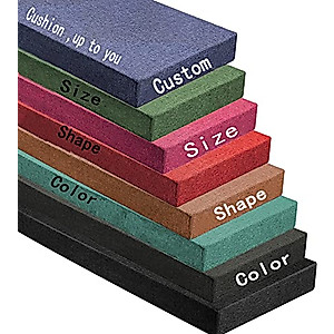 MYLSMPLE Custom Size Bench Cushion for Indoor Outdoor Patio Furniture Window Seat Swing Cushion Porch Bench Chair Pads (Custom, Custom)