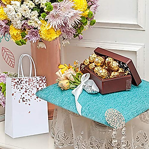 Cooraby 18 Pieces Paper Bags Bronzing Kraft Bag Hen Party Bags Bride Gift Birthday Bag with Handle for Wedding Parties Keepsake Night Celebrations (Color C)