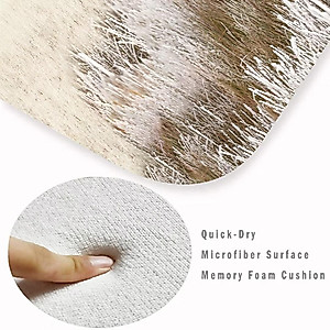 Western Rug Long Runner Rug for Hallway 2x6,Bull Longhorns Highland Cow Farmhouse Country Farm Cattle,Area Rug Hallway Rugs Non-Slip Floor Carpet for Bedroom Entrance Door Mat Washable Kitchen Rugs