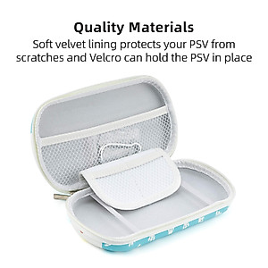 YOCORE Comic Theme Protective Carrying Case Compatible with PS Vita, Portable Travel Carrying Bag carrying case for PSV -Style 4