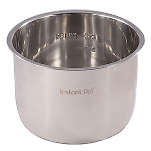 Instant Pot Stainless Steel Inner Cooking Pot Mini 3-Qt, Polished Surface, Rice Cooker, Stainless Steel Cooking Pot
