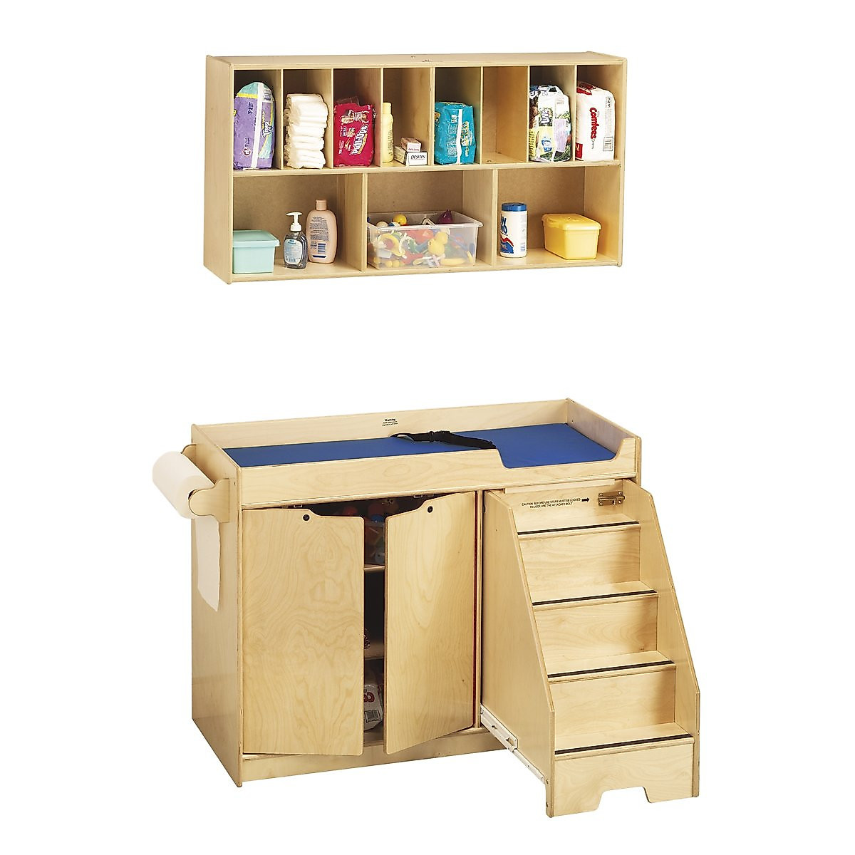 Jonti-Craft 5143JC Changing Table - with Stairs Combo, Right