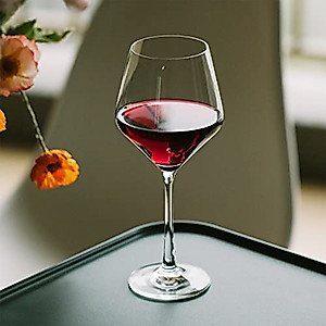 Btat- Wine Glass Set, Set of 12, 15 oz, Wine Glasses with Stem, Long Stem Wine Glasses, Crystal Wine Glasses, Red Wine Glasses, White Wine Glasses, Stemmed Wine Glasses