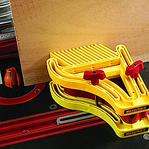 Milescraft 1407 D/T Feather Board – Universal Dual or Tandem Feather Boards for Woodworking on Table Saws, Router Tables and Band Saws