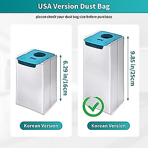 BYOFI VCA-ADB95 Dust Bag Replacement Compatible with Samsung Bespoke Jet VCA-ADB95 Cordless Stick Clean Station Vacuum 6 Pack Bags Accessories