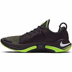 Nike Men's Joyride Run Flyknit Running Shoes (13, Black/White/Electric Green/Kumquat)