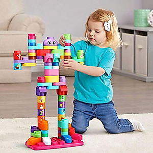 LeapFrog LeapBuilders 81-Piece Jumbo Blocks Box, Pink,24 months to 5 years