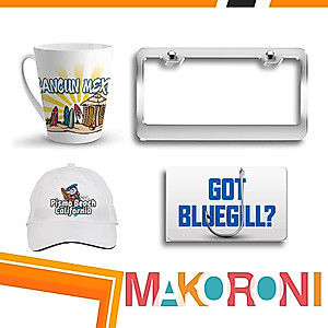 Makoroni - Keep Calm and Keep Keep Calm and Keep PING PONGING Hat Adjustable Cap, DesA47 White