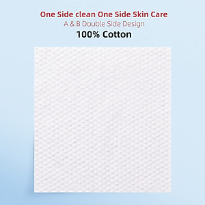 MODODOU 100 Counts Per Box Facial Towels Disposable Face Towels For Drying Face Wipes Cotton Pads Use For Cleansing Face Towelettes 100% Cotton All Skin Use Senstive Skin Use