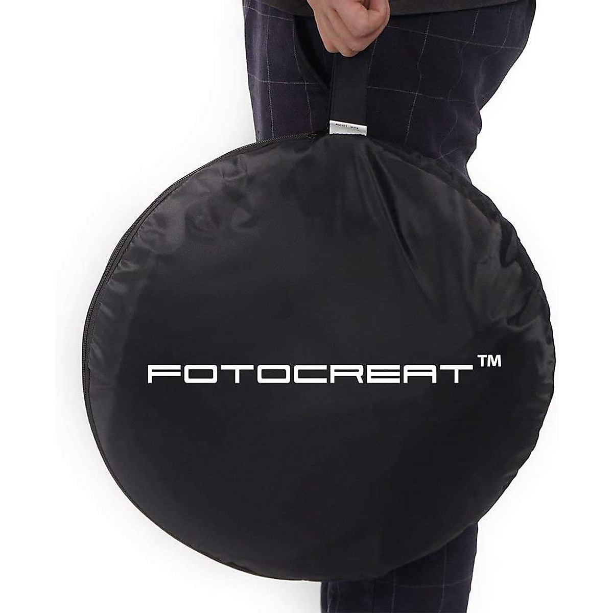 FOTOCREAT 5X 6.5ft Portable Green Screen Backdrop Double-Sided 2-in-1 Blue Screen Pop Up Chromakey Backdrops Collapsible and Reversible Background for Photography,Live Streaming,5’×6.6’/1.5×2m