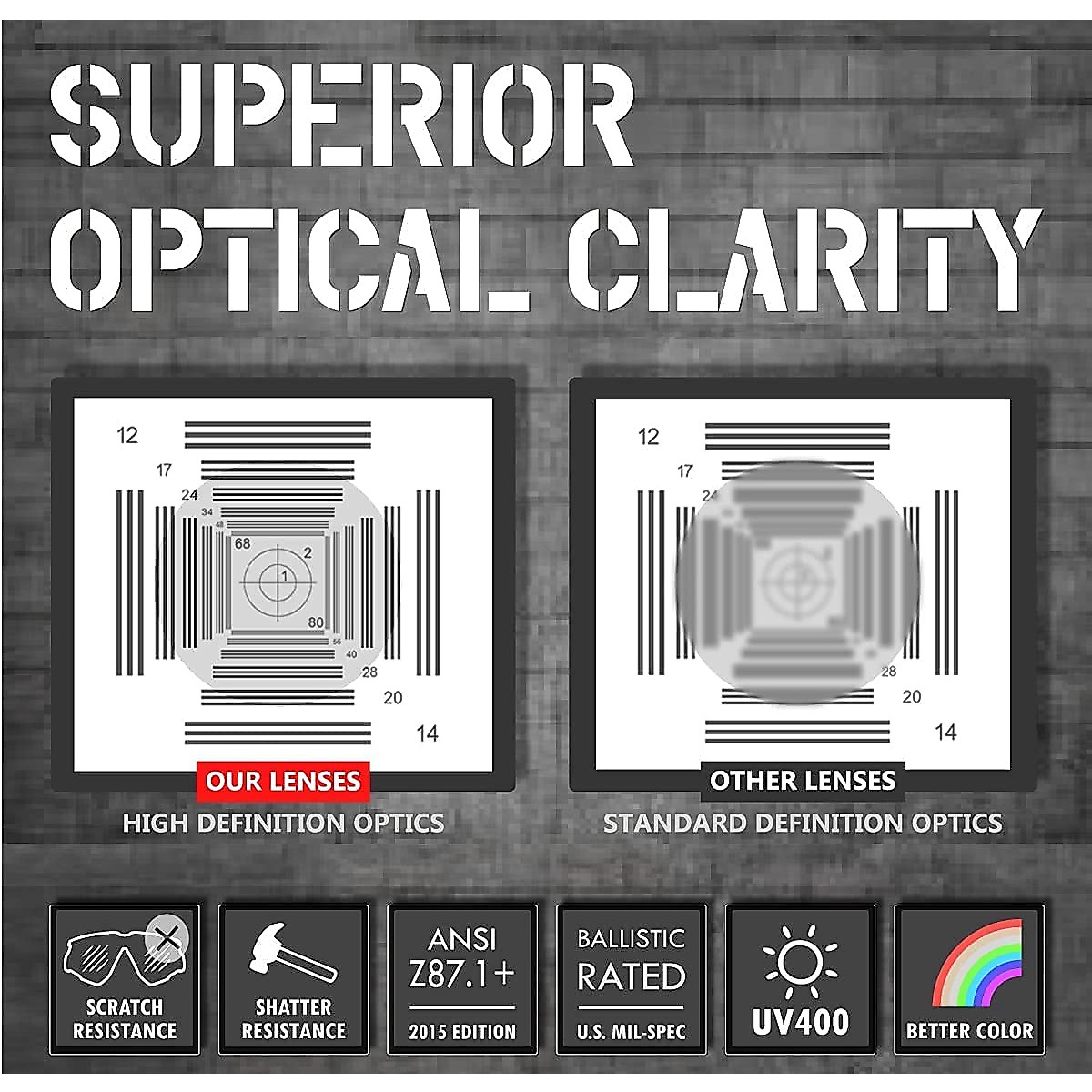 HUNTERSKY HTS anti fog Tactical Shooting Glasses men S57 Military eye pro Ballistic safety glasses range shooting eye Protection OSHA Law Enforcement